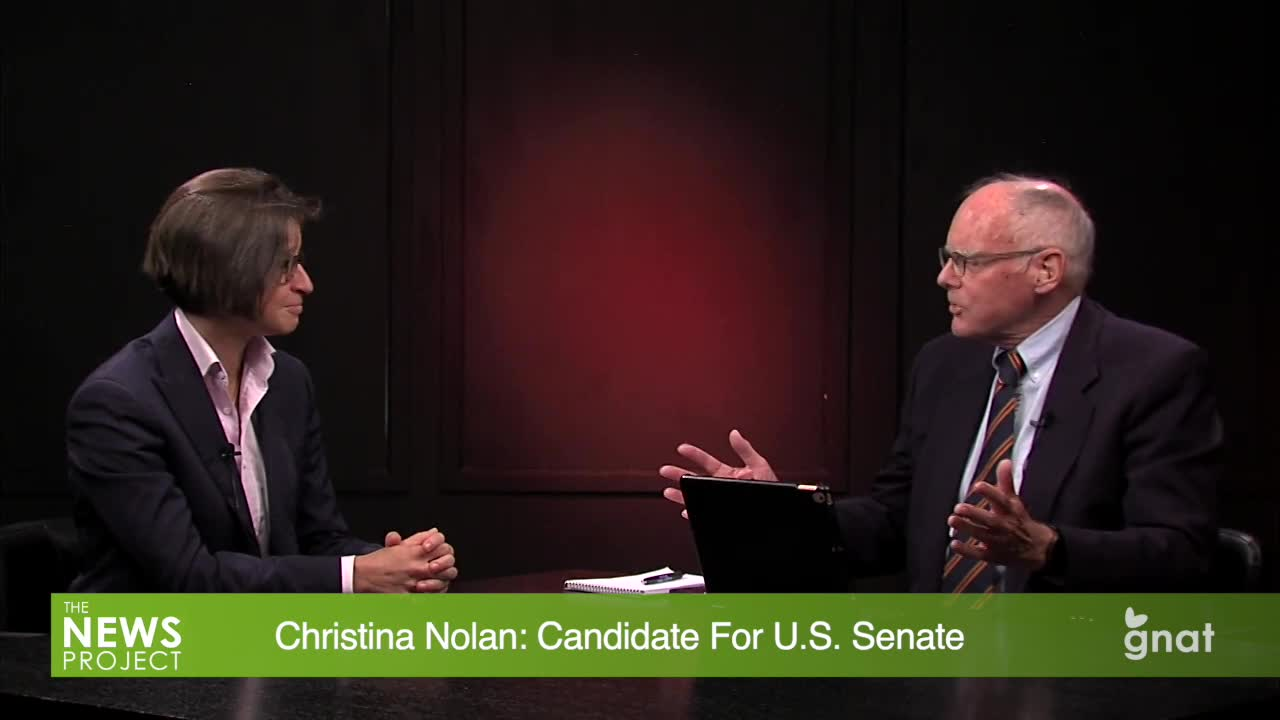 The News Project: In Studio - Christina Nolan: Candidate For U.S ...
